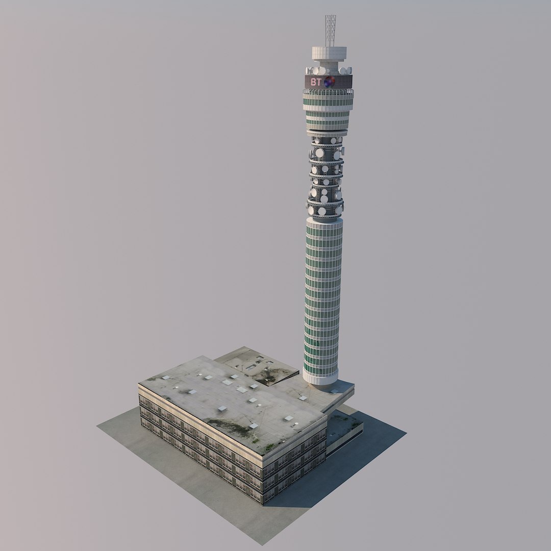 Bt tower 3D model - TurboSquid 1213111