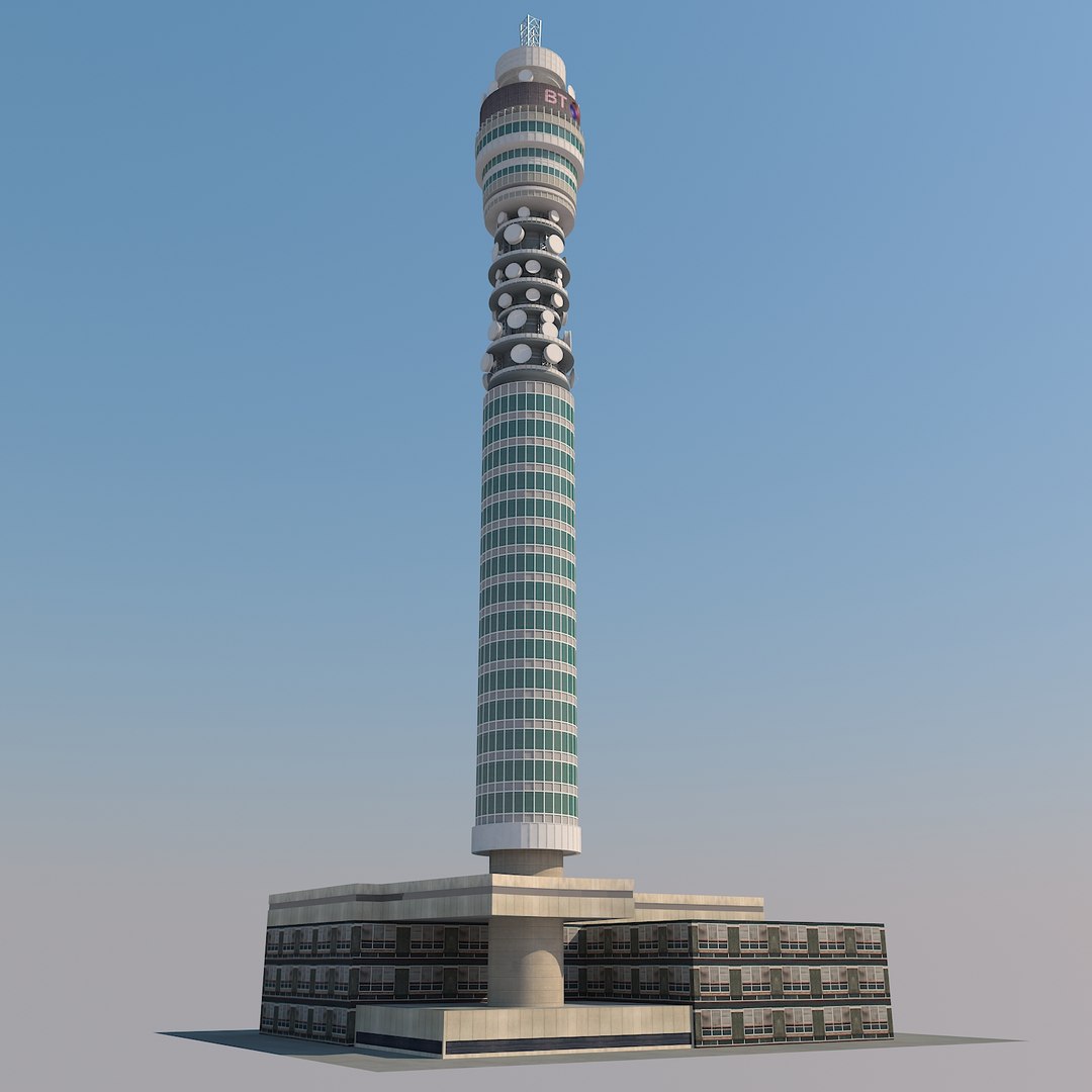 Bt tower 3D model - TurboSquid 1213111
