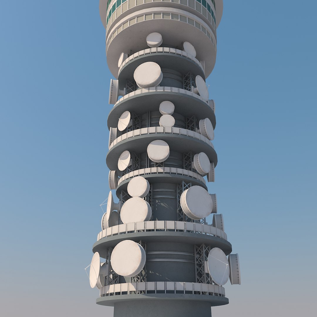 Bt Tower 3D Model - TurboSquid 1213111