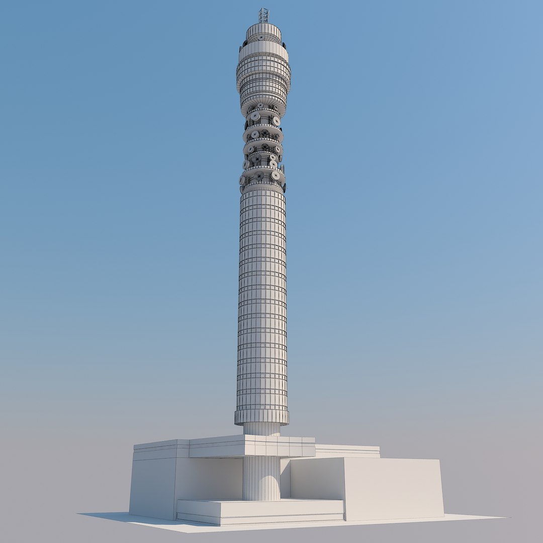 Bt tower 3D model - TurboSquid 1213111