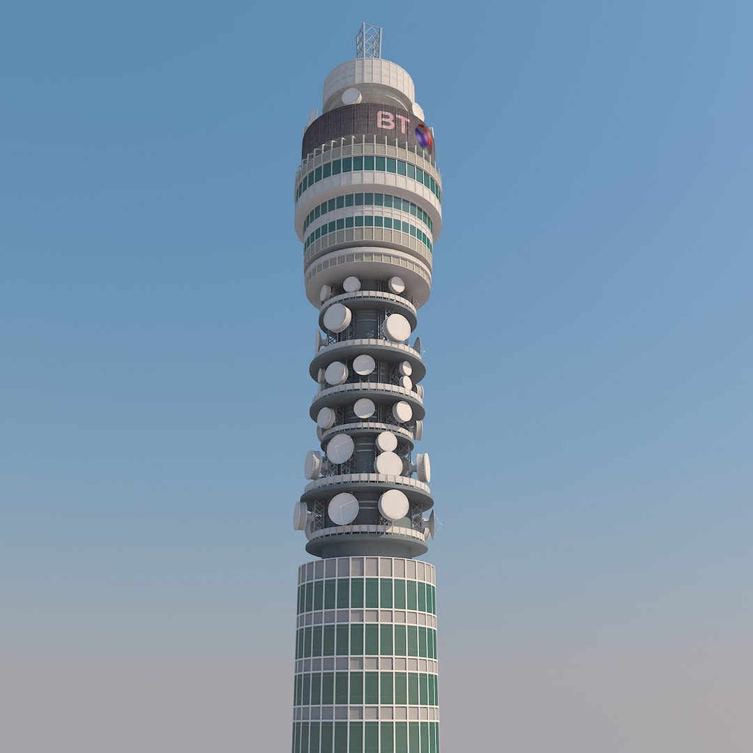Bt Tower 3D Model - TurboSquid 1213111