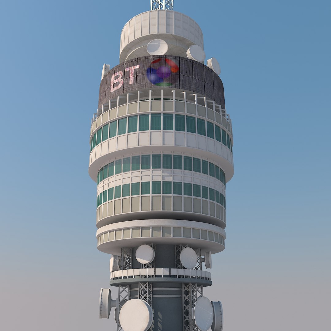 Bt Tower 3D Model - TurboSquid 1213111