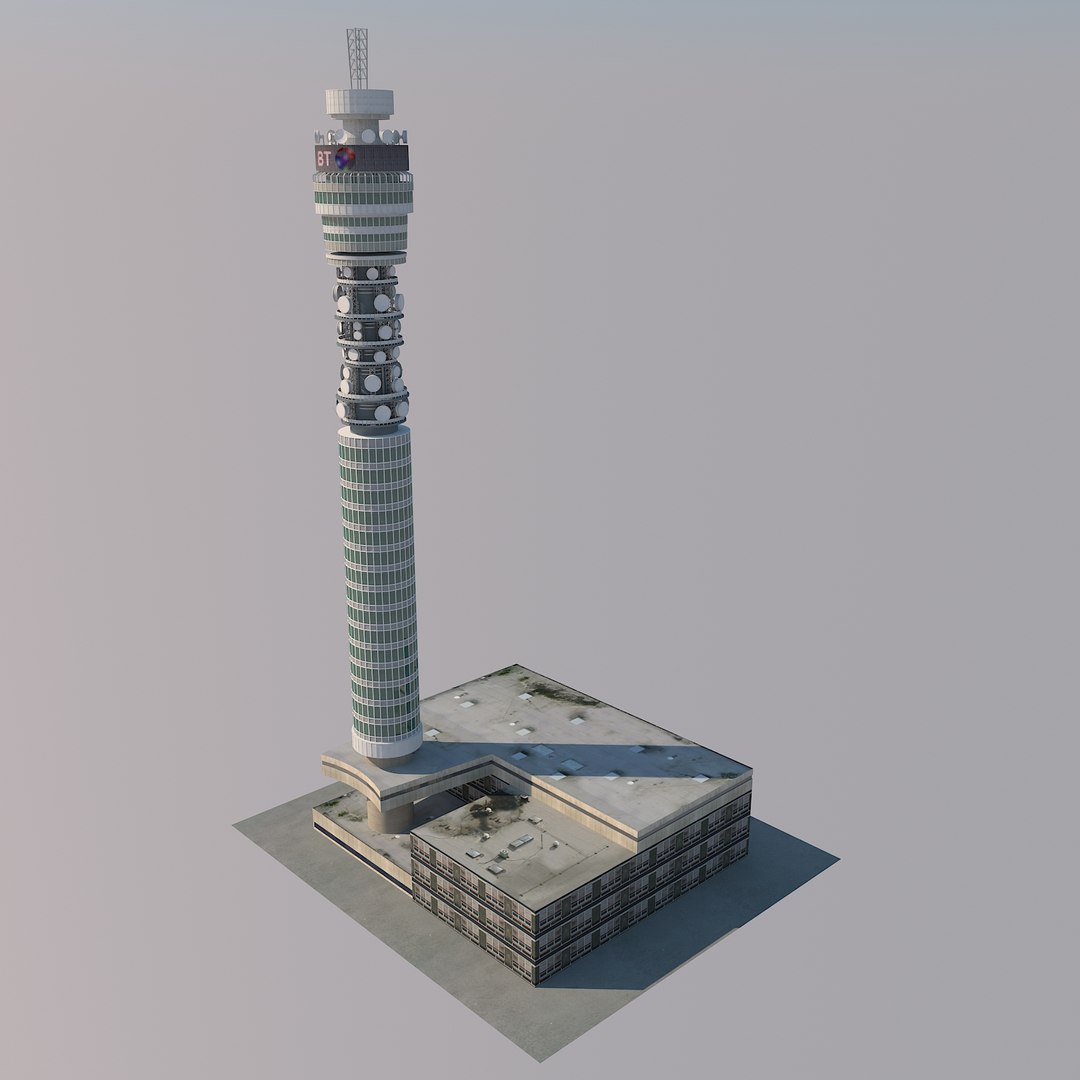 Bt Tower 3D Model - TurboSquid 1213111