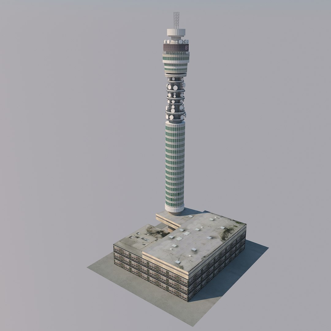 Bt tower 3D model - TurboSquid 1213111