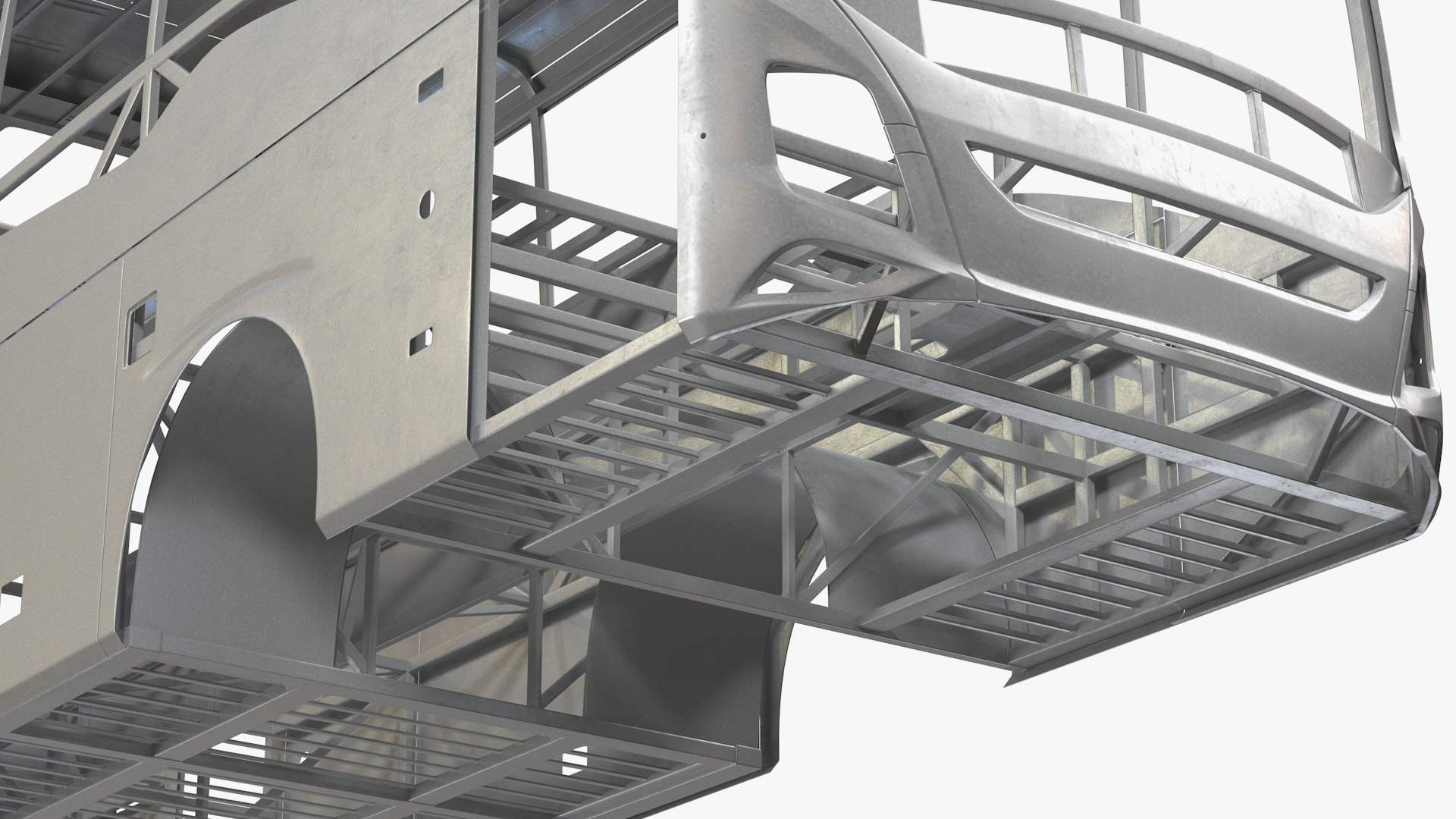 Coach bus body frame 3D - TurboSquid 1596837