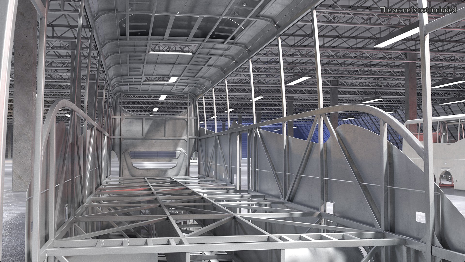 Coach Bus Body Frame 3D - TurboSquid 1596837