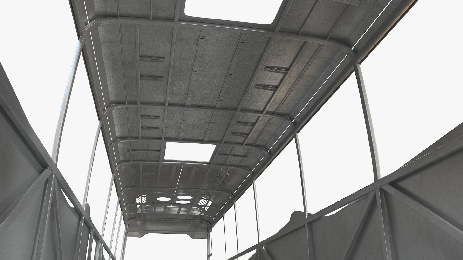 Coach bus body frame 3D - TurboSquid 1596837