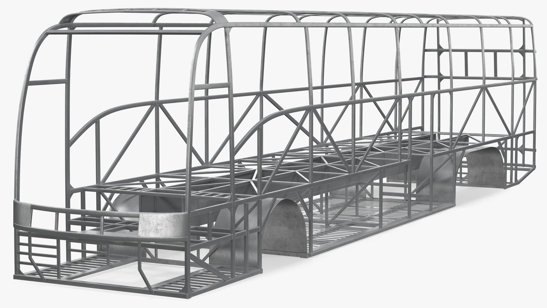 Coach bus body frame 3D - TurboSquid 1596837