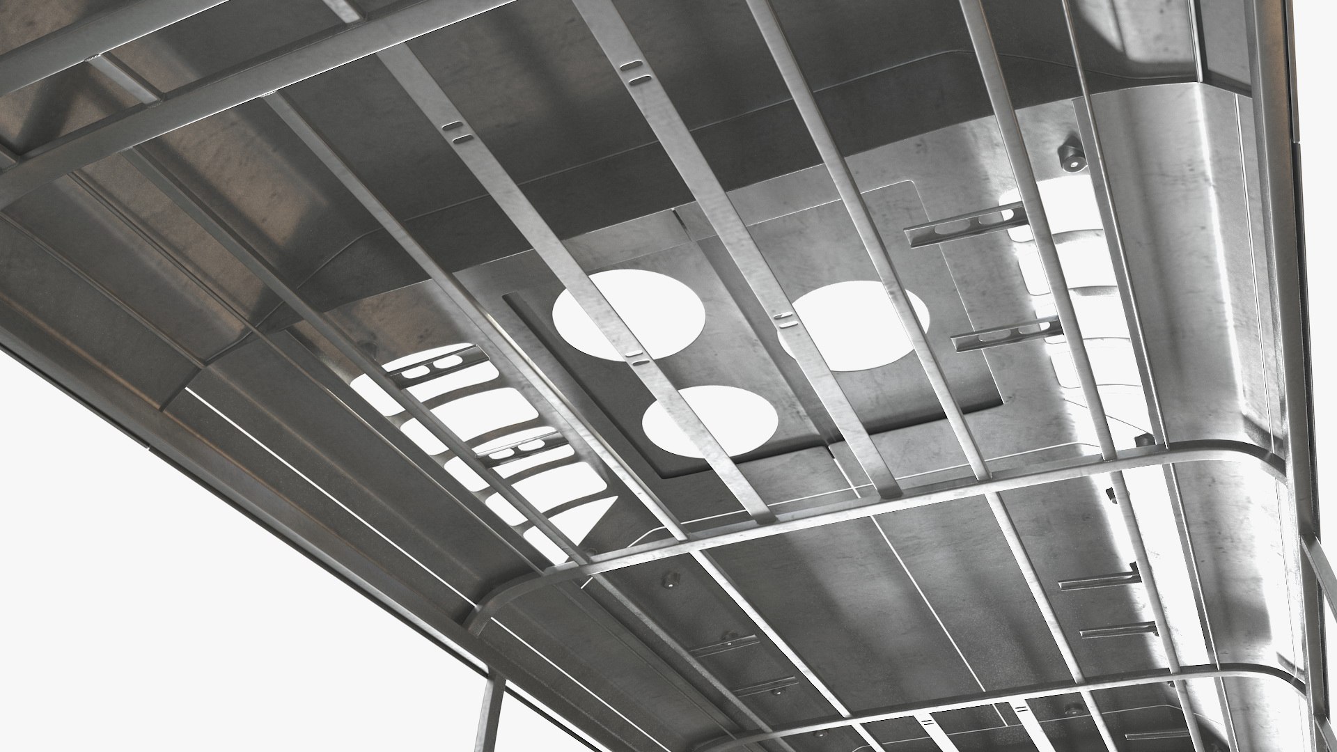 Coach bus body frame 3D - TurboSquid 1596837