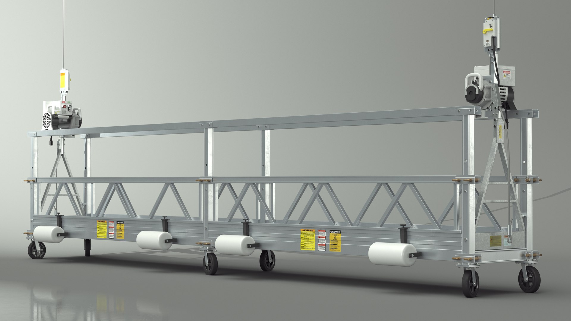 3D Window Cleaning Platform With Fastening To Roof Rigged - TurboSquid ...
