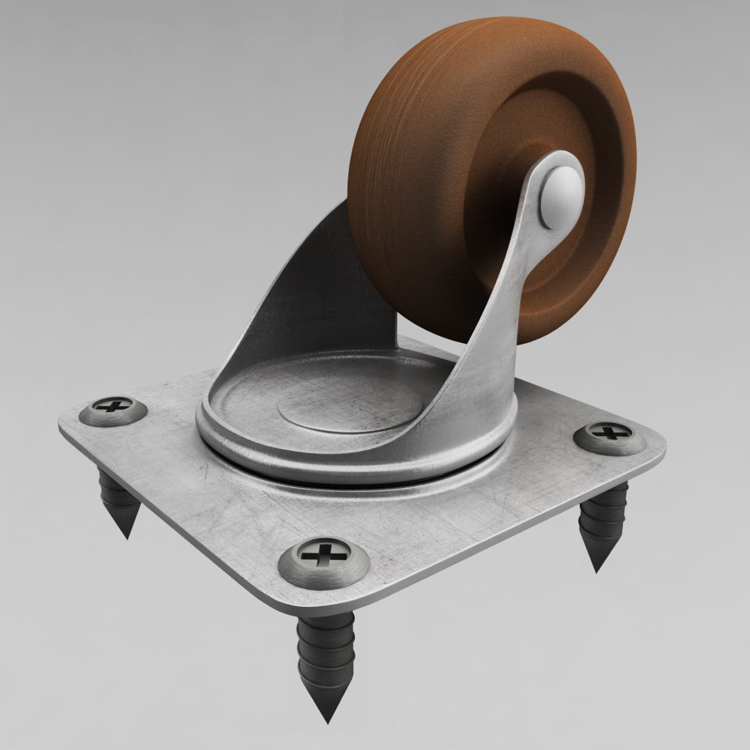 3d Model Cabinet Wheel