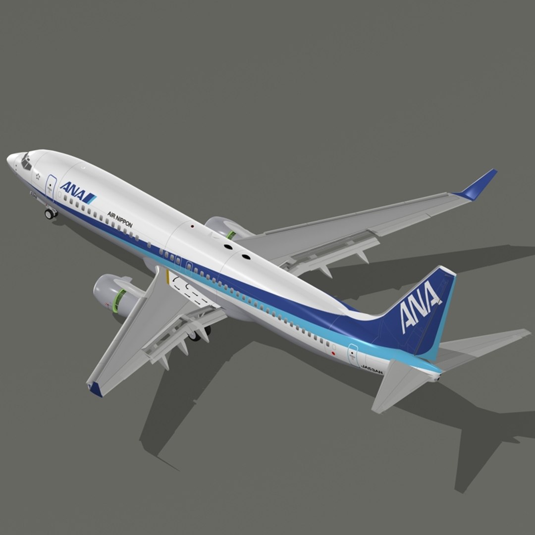 Boeing 737-800 Ana 3d Model