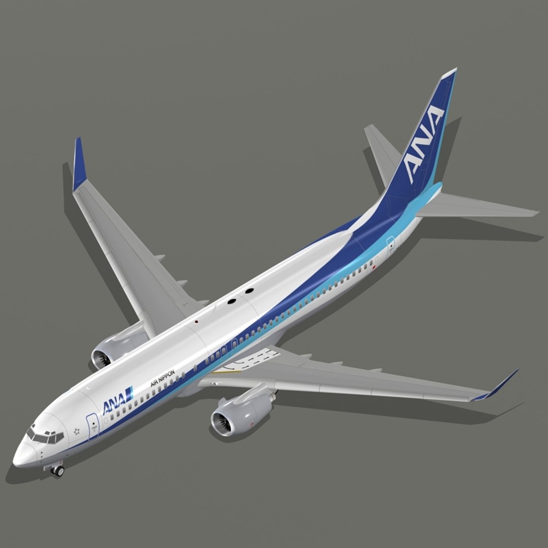 Boeing 737-800 Ana 3d Model