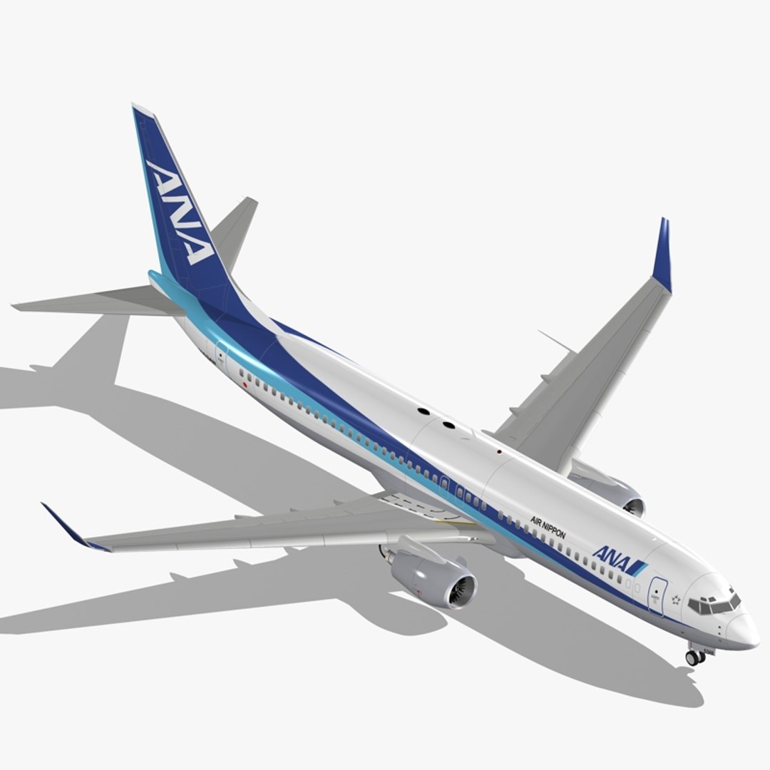 Boeing 737-800 Ana 3d Model