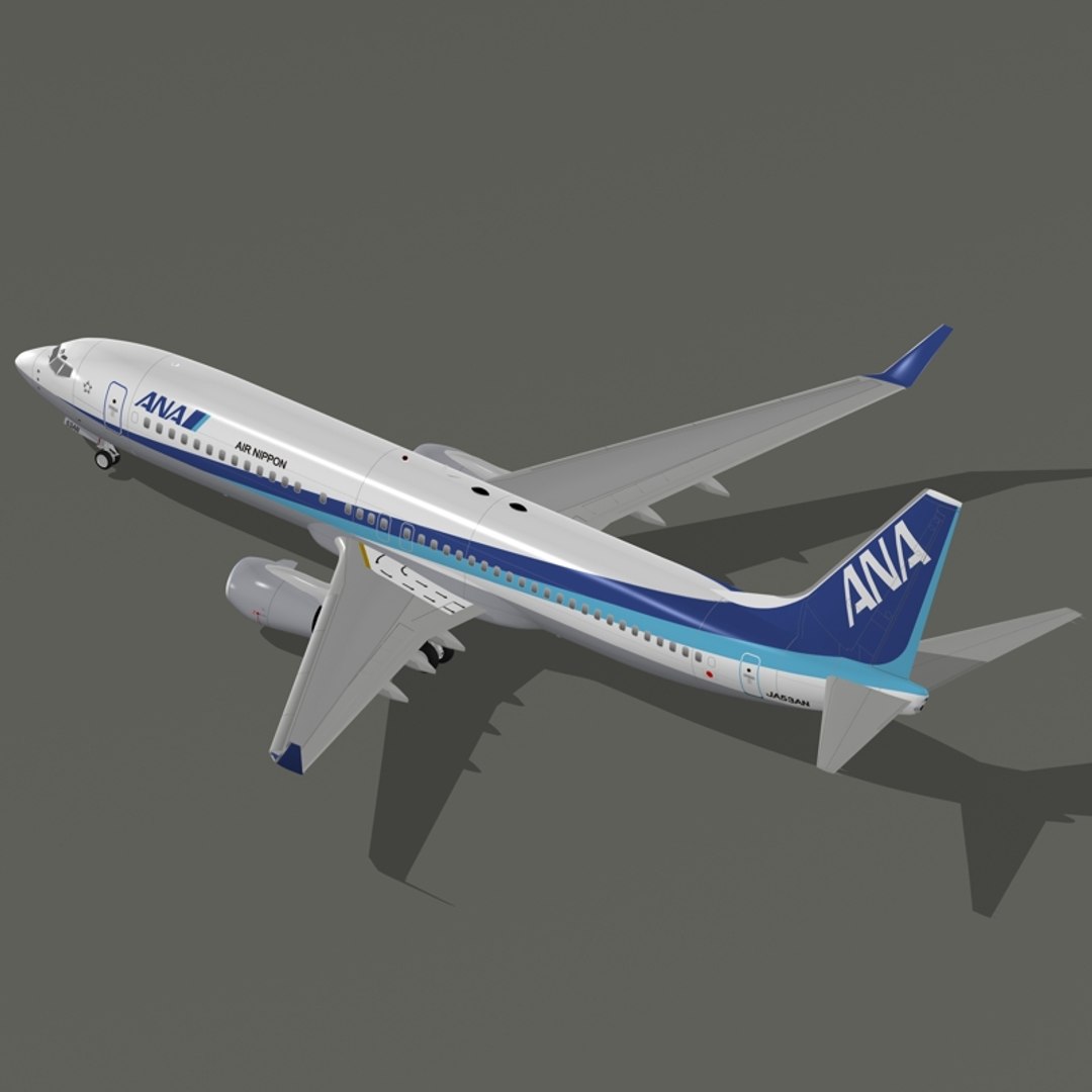 Boeing 737-800 Ana 3d Model