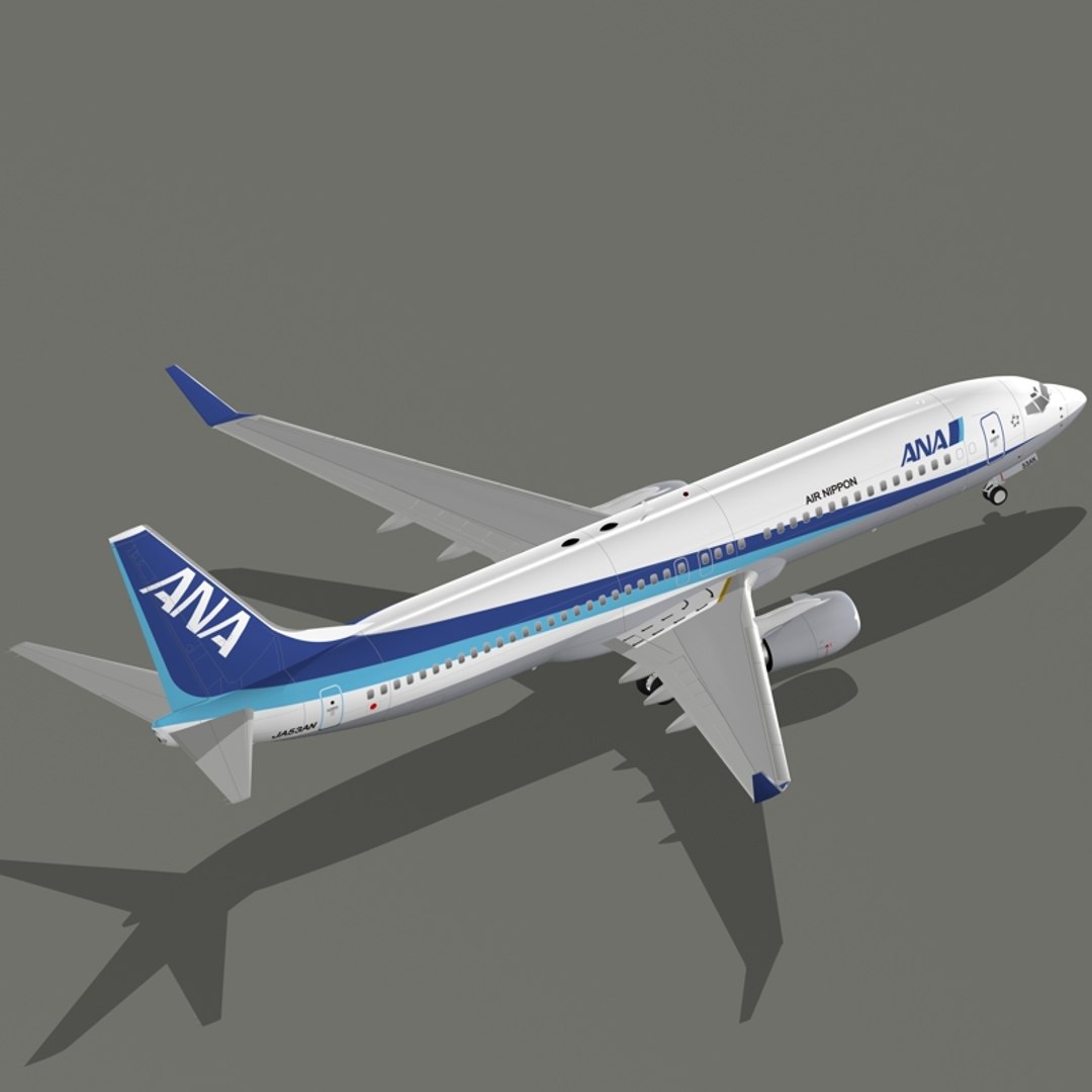 Boeing 737-800 Ana 3d Model