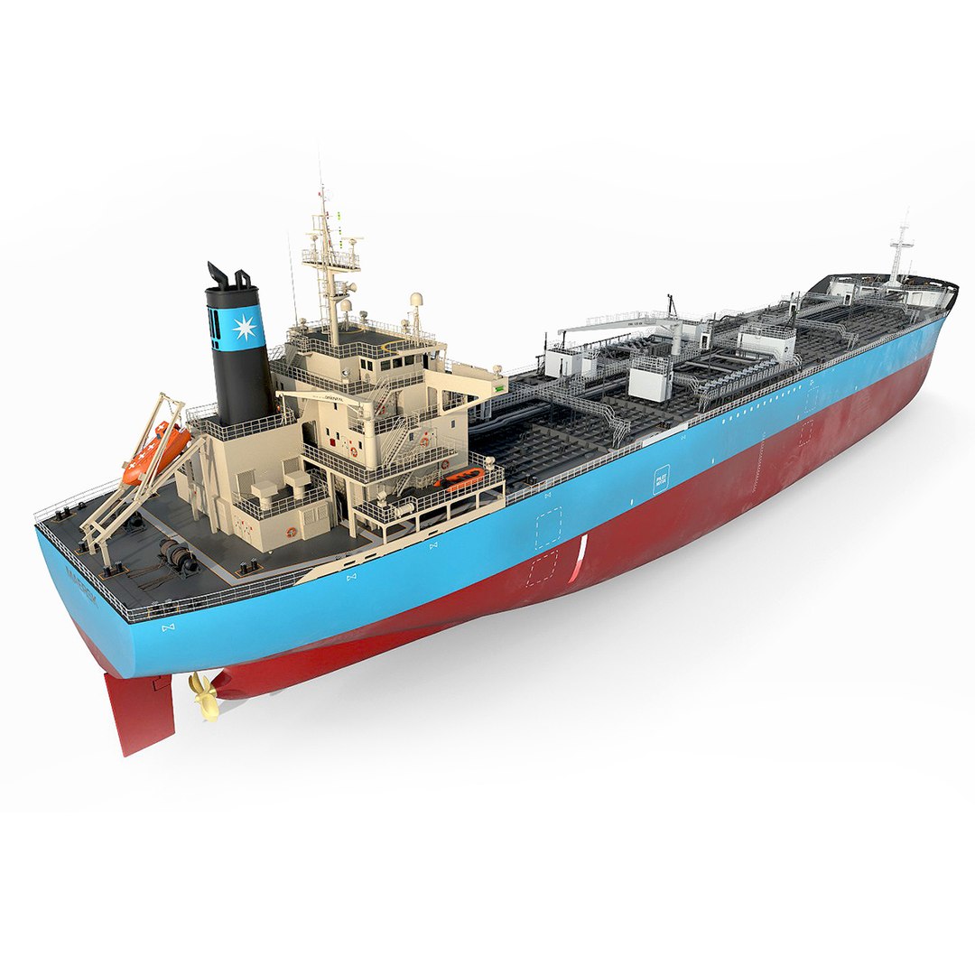 3D Model Vessel Tanker Oil Products - TurboSquid 1628368