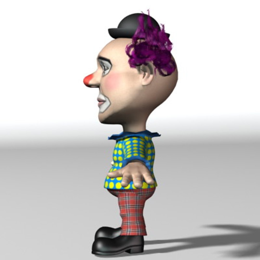 3d Model Funny Clown