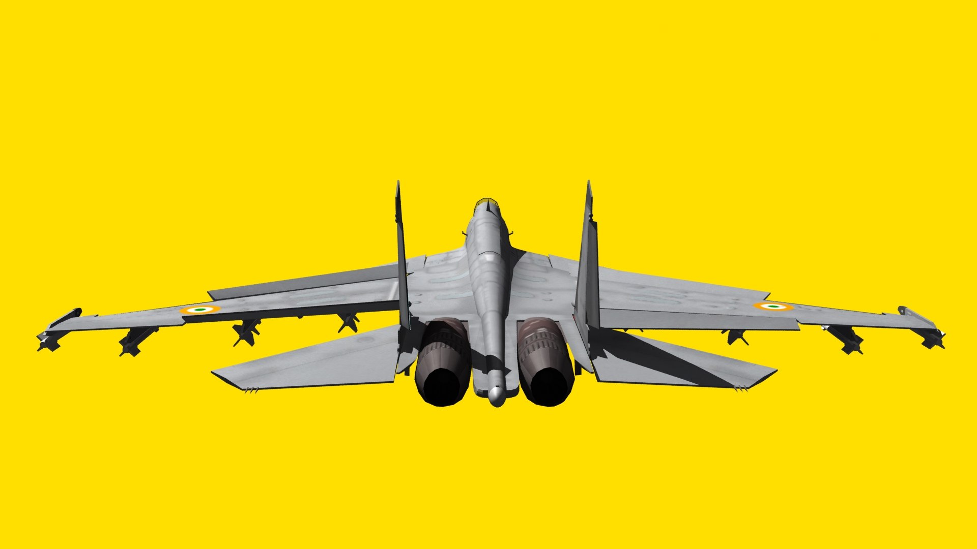 Sukhoi Su-30 MKI 3D Model - TurboSquid 1968417