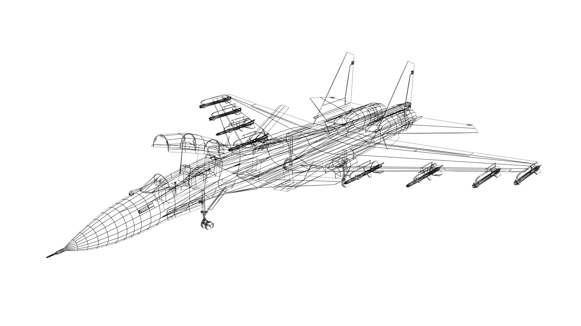 Sukhoi Su-30 MKI 3D Model - TurboSquid 1968417