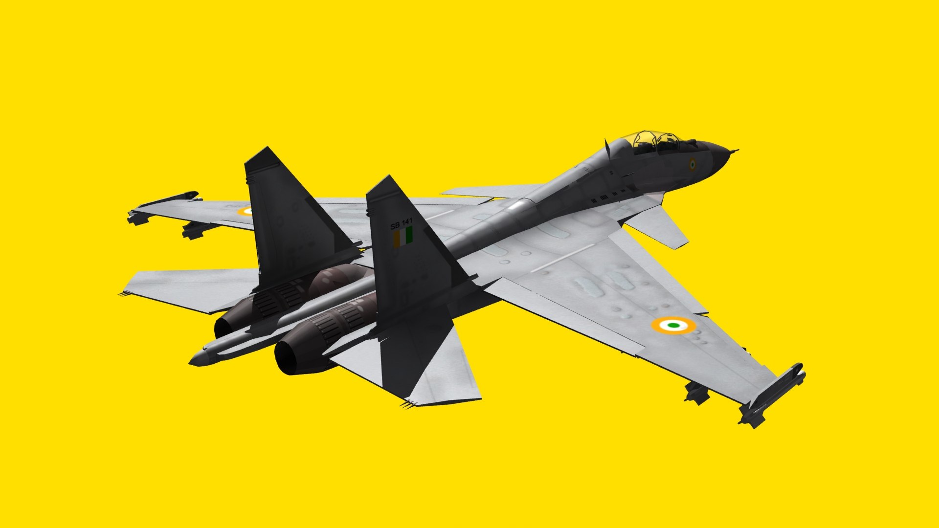 Sukhoi Su-30 MKI 3D Model - TurboSquid 1968417