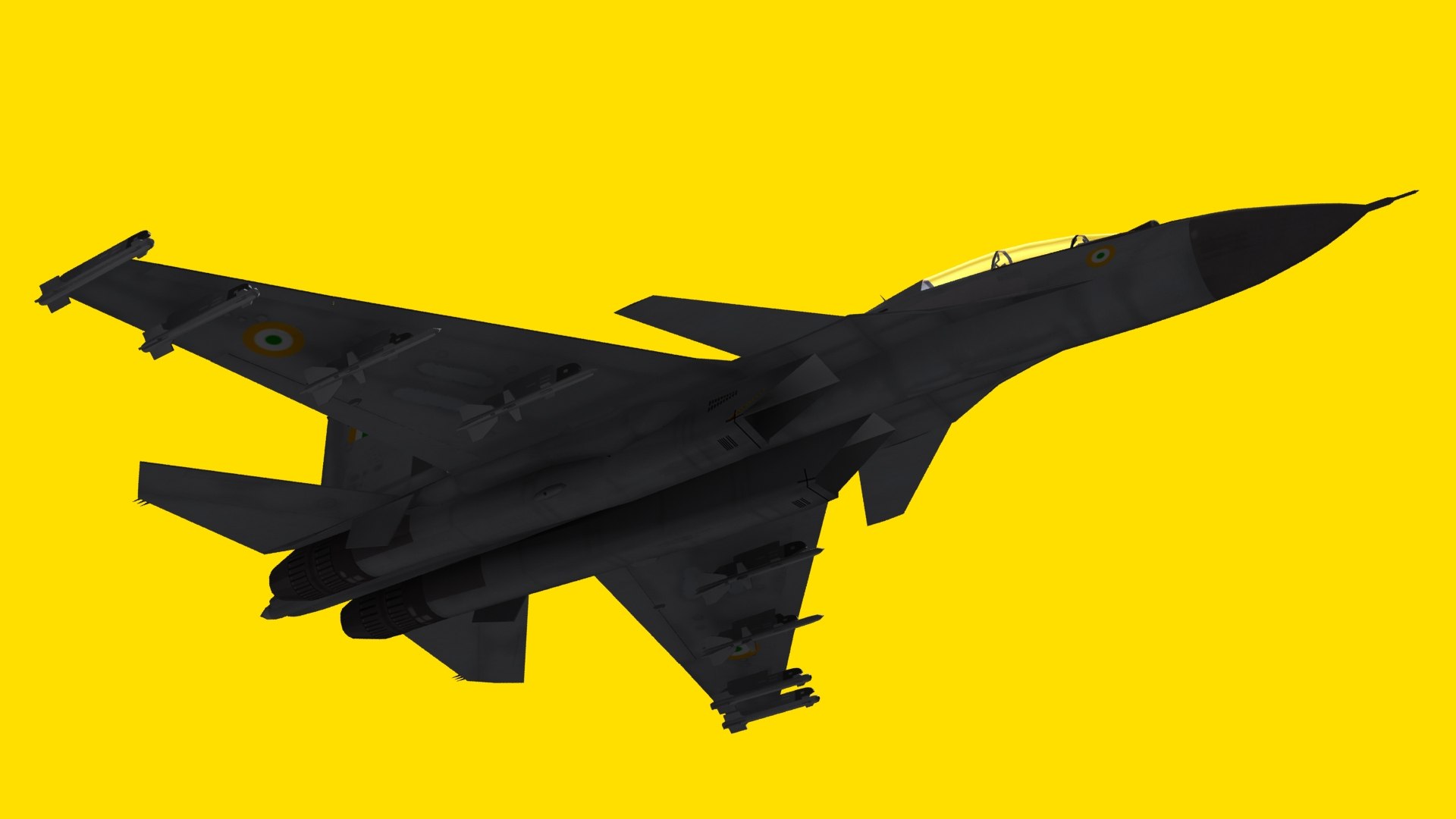Sukhoi Su-30 MKI 3D Model - TurboSquid 1968417