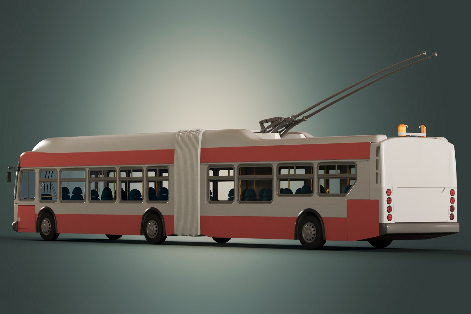 3D Model San Francisco Trolleybus SFMTA MUNI Mid Poly - TurboSquid 1872502