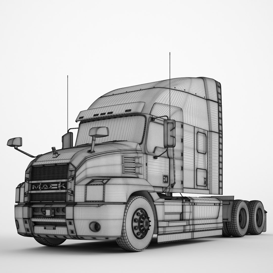 Mack Anthem 70 3D Model - TurboSquid 1676553