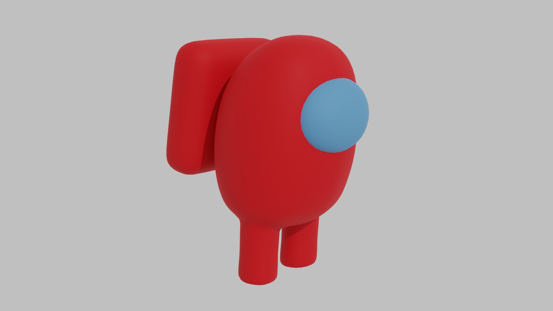 Among Us Character Red Crewmate 3D Model - TurboSquid 2142477