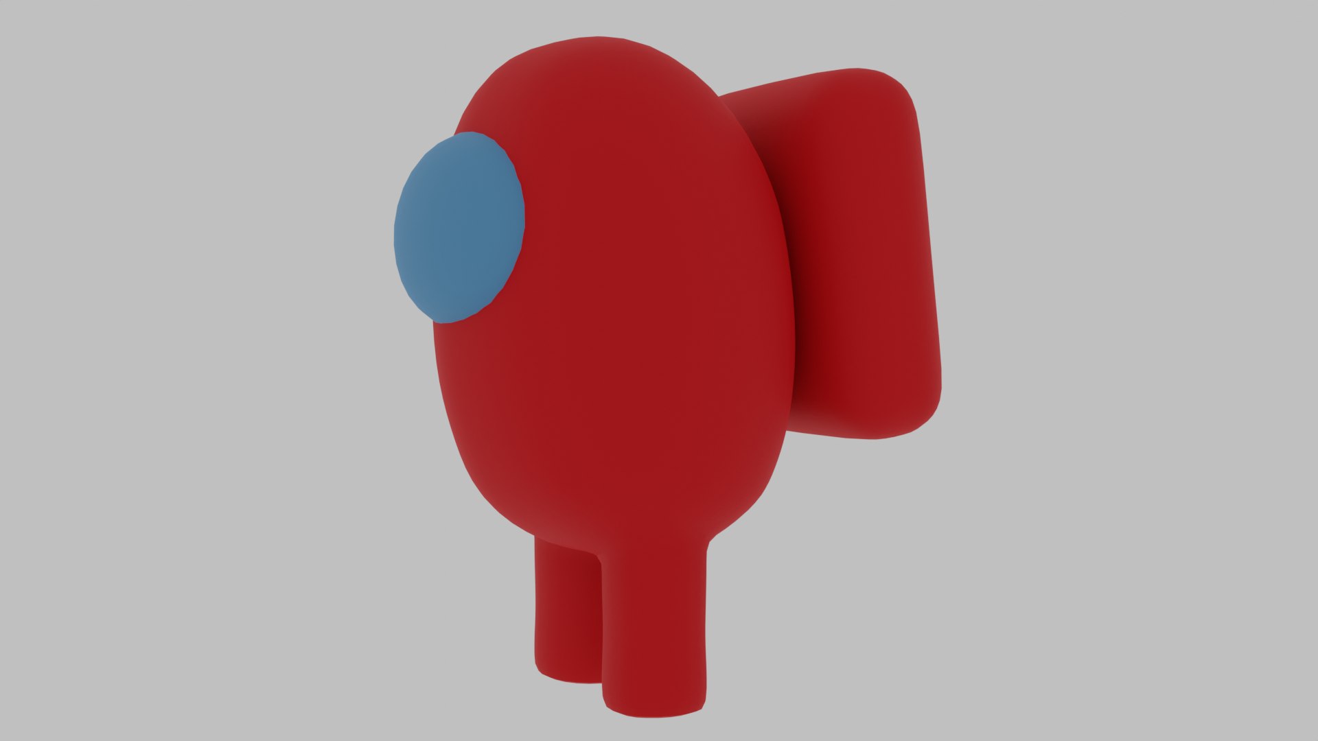 Among Us Character Red Crewmate 3D Model - TurboSquid 2142477