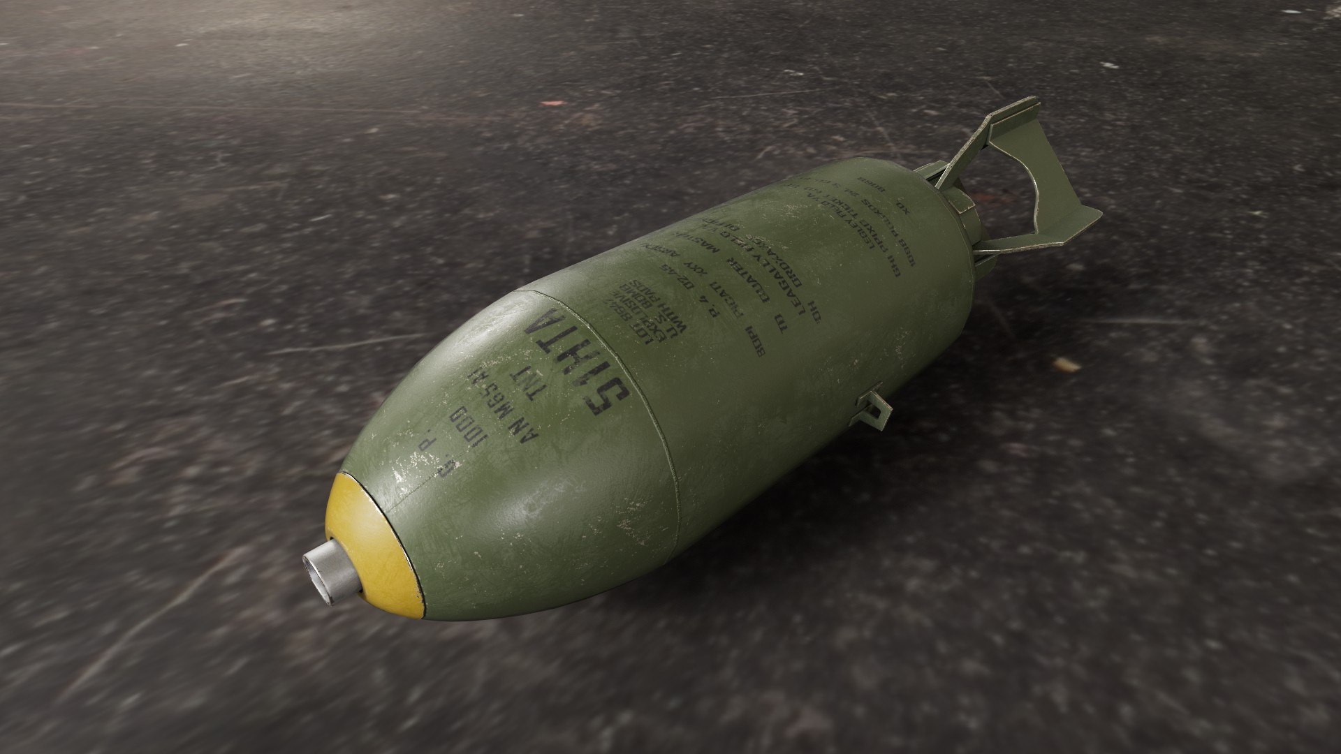3D Military Bomb - TurboSquid 2306337