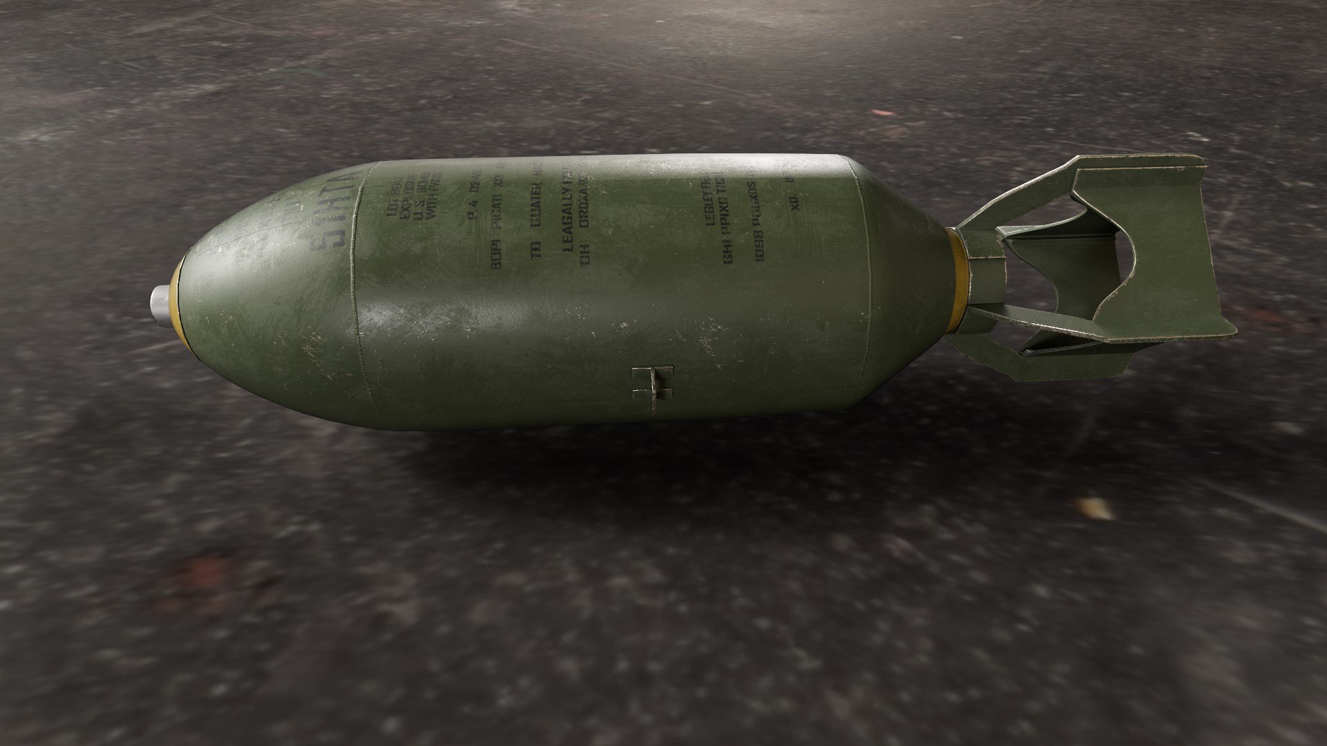 3D Military Bomb - TurboSquid 2306337