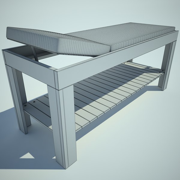 3d massage table model