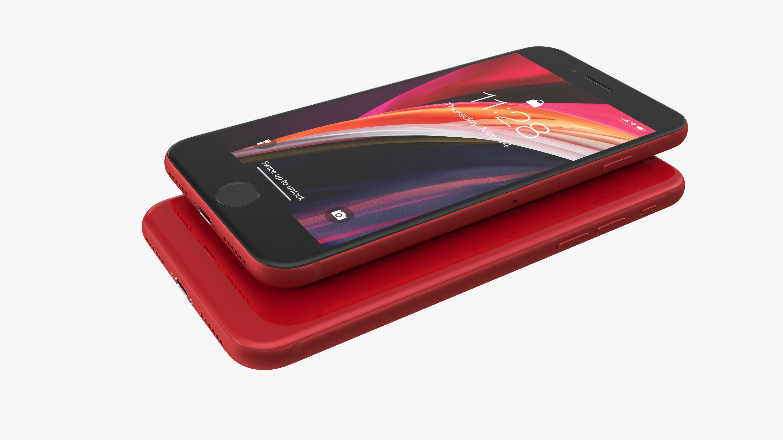 3D red iphone se 2020 - TurboSquid 1559565