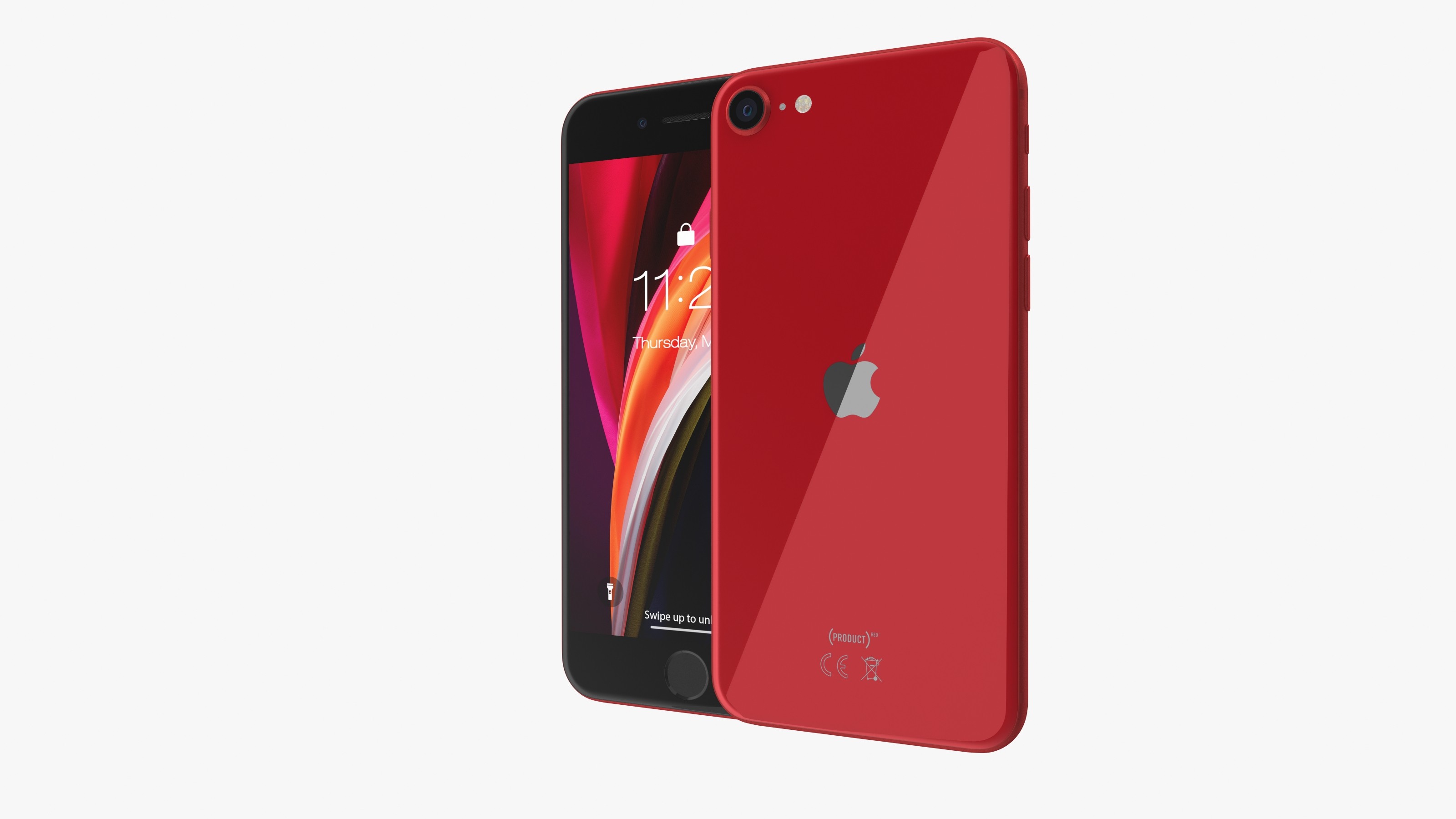 3D red iphone se 2020 - TurboSquid 1559565