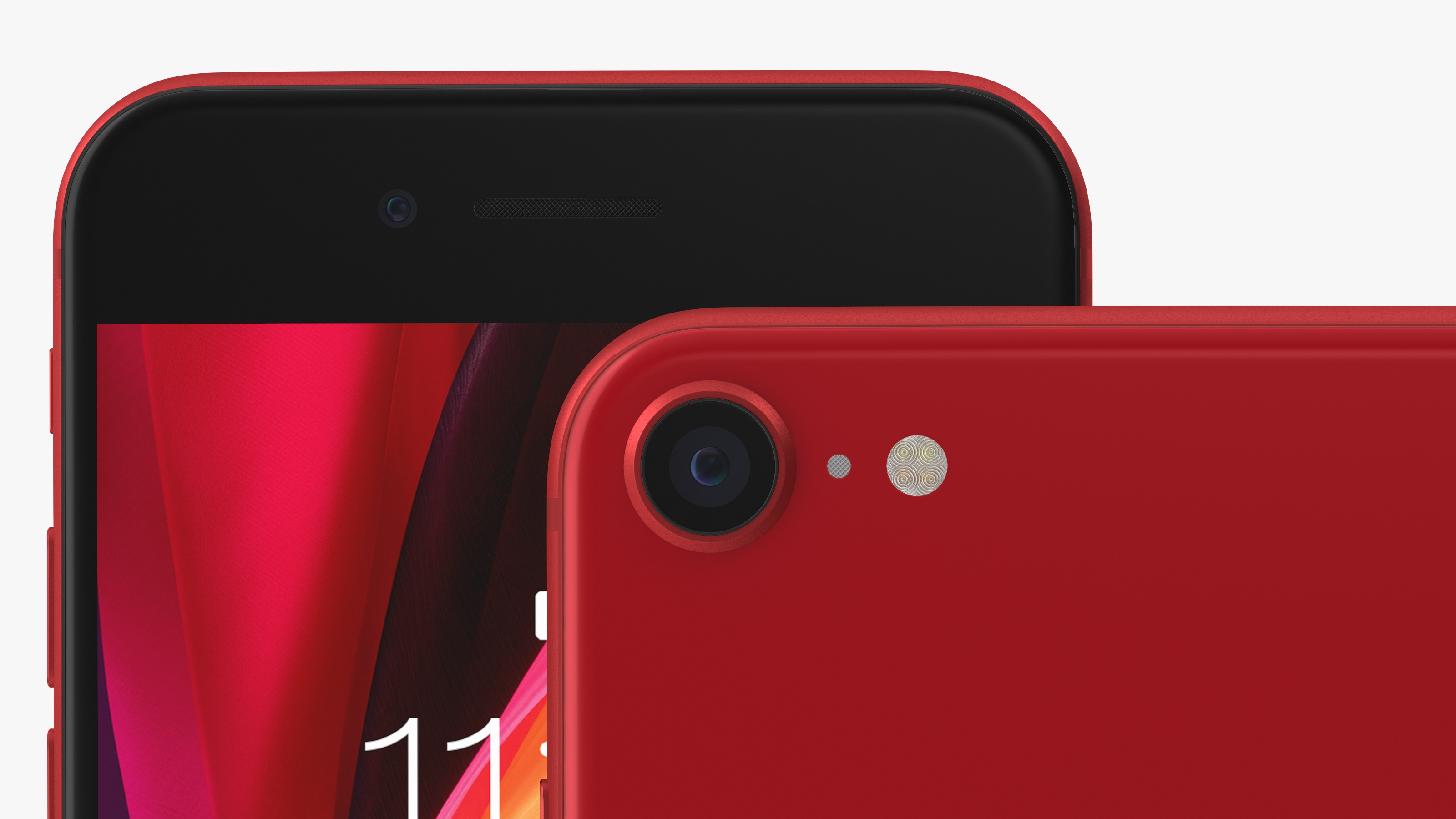 3D red iphone se 2020 - TurboSquid 1559565