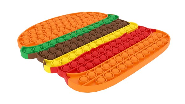 3D Large Burger Pop It Fidget Toy - TurboSquid 1880750
