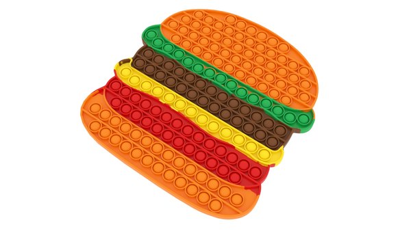 3D Large Burger Pop It Fidget Toy - TurboSquid 1880750