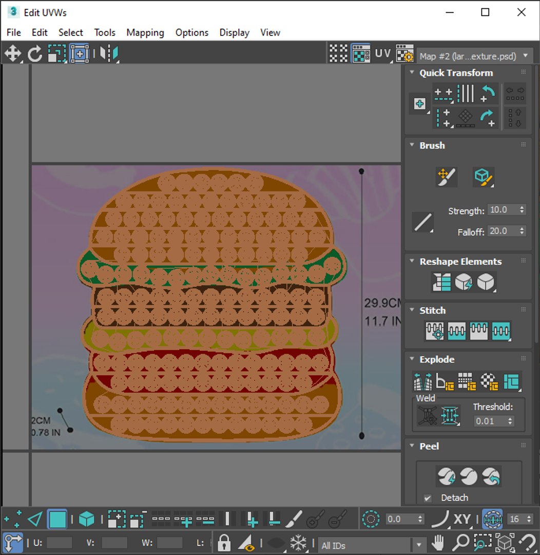 3D Large Burger Pop It Fidget Toy - TurboSquid 1880750