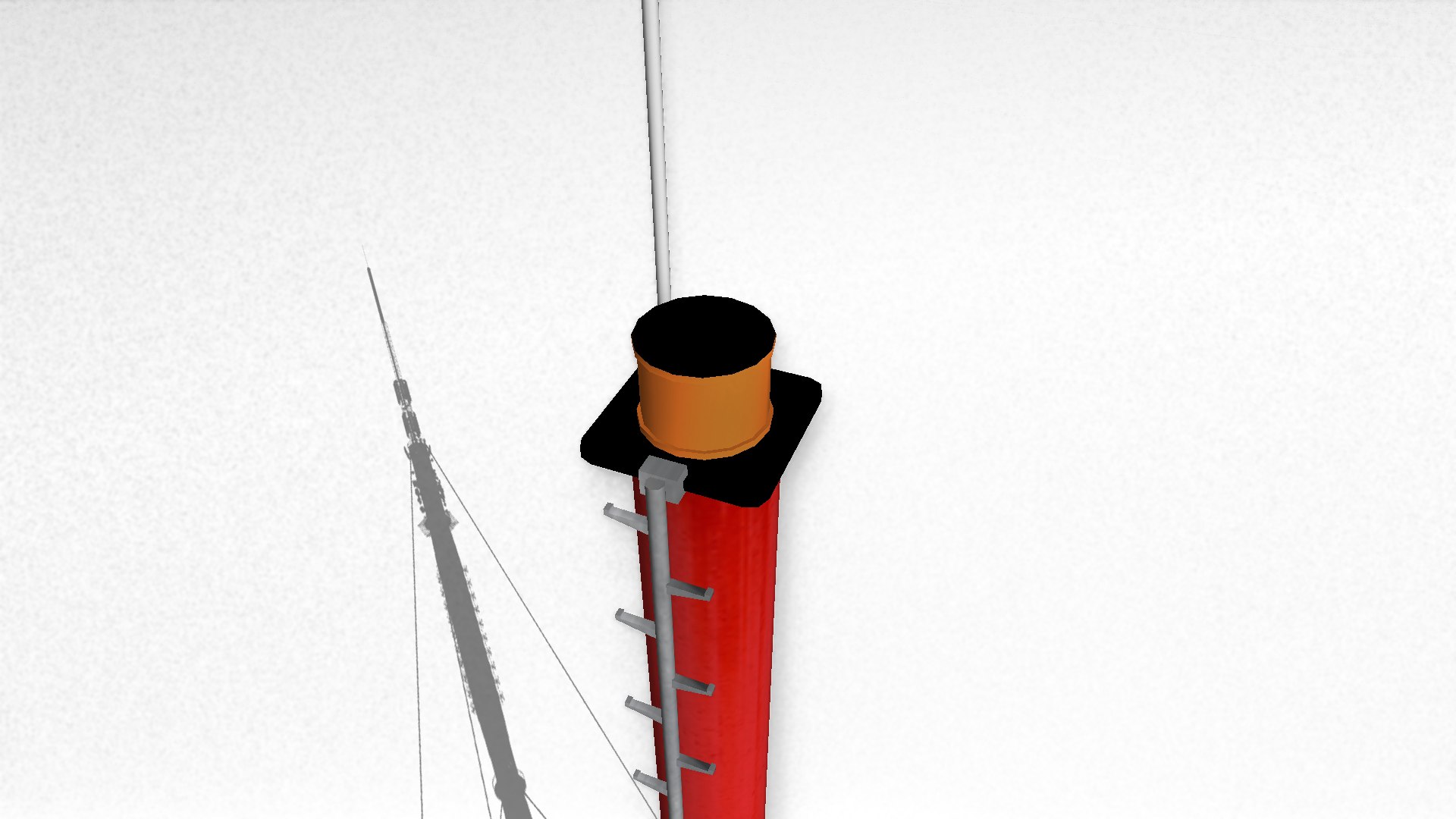 Radio pole 3D model - TurboSquid 1867276