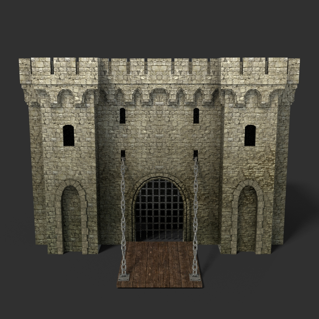 3D Castle Set - TurboSquid 1369773