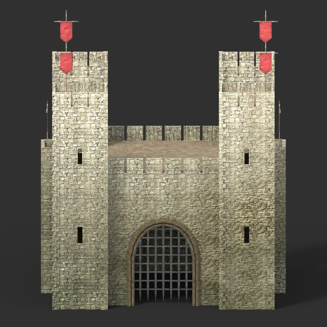 3D Castle Set - TurboSquid 1369773