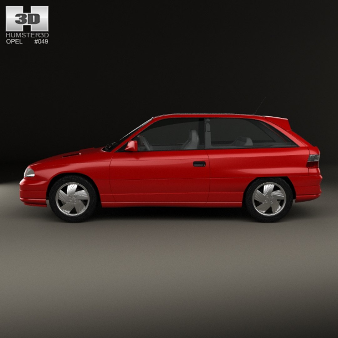 3D opel astra f model - TurboSquid 1247952