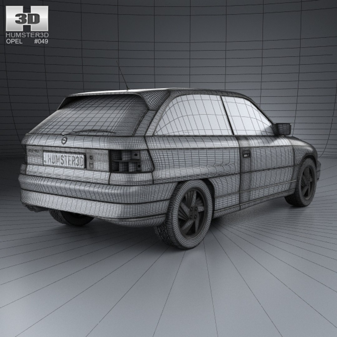 3D opel astra f model - TurboSquid 1247952