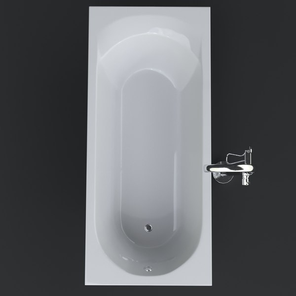 modelo 3d Baño Riho Miami con mezclador de piso Ravak gratis ...