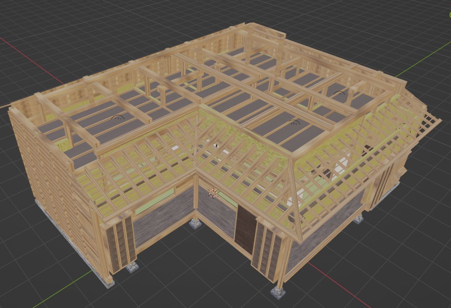 3D Japanese Old House Early 20C - TurboSquid 1962970