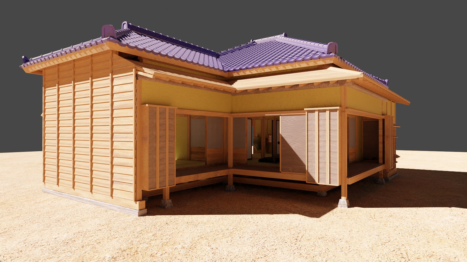 3D Japanese Old House Early 20C - TurboSquid 1962970