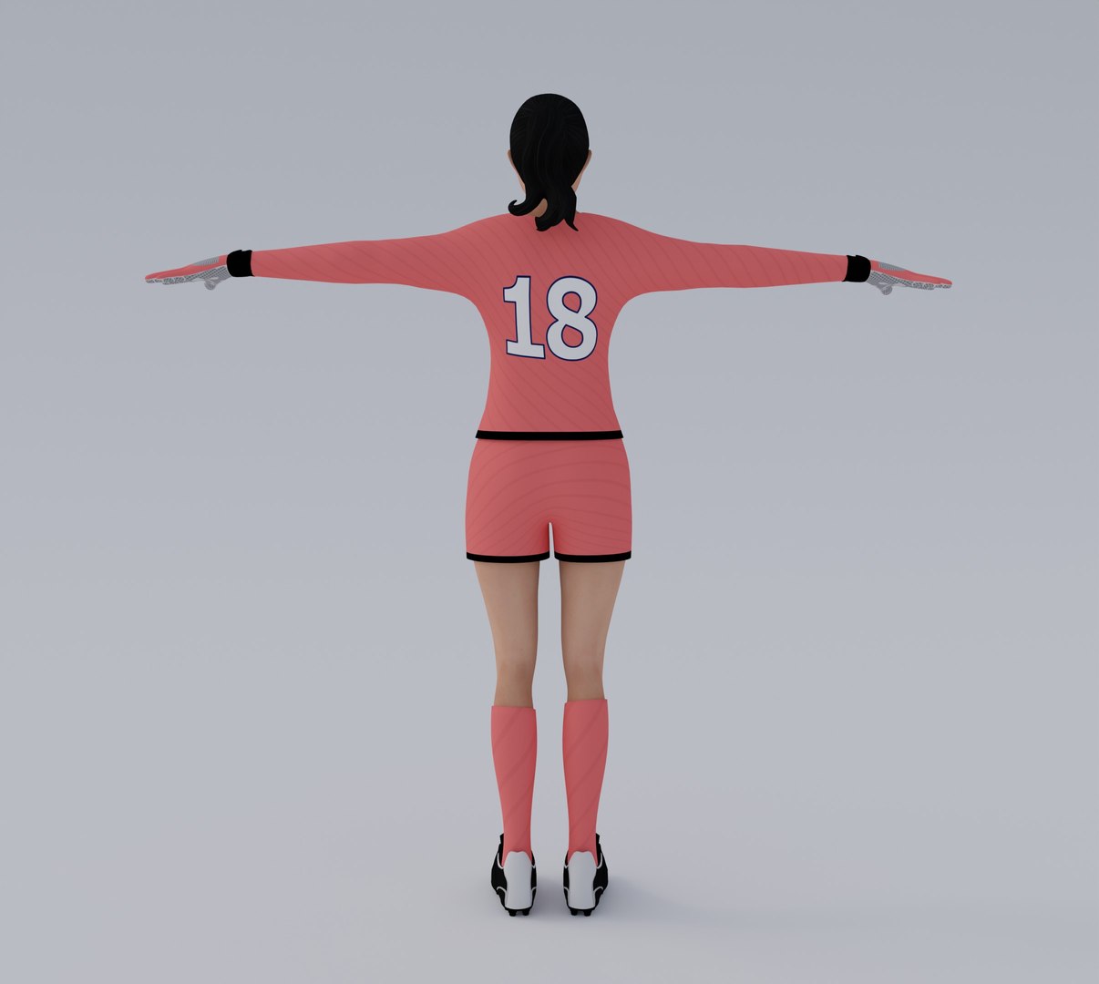 3D Female Soccer Players Pack - Rigged Model - TurboSquid 2147291