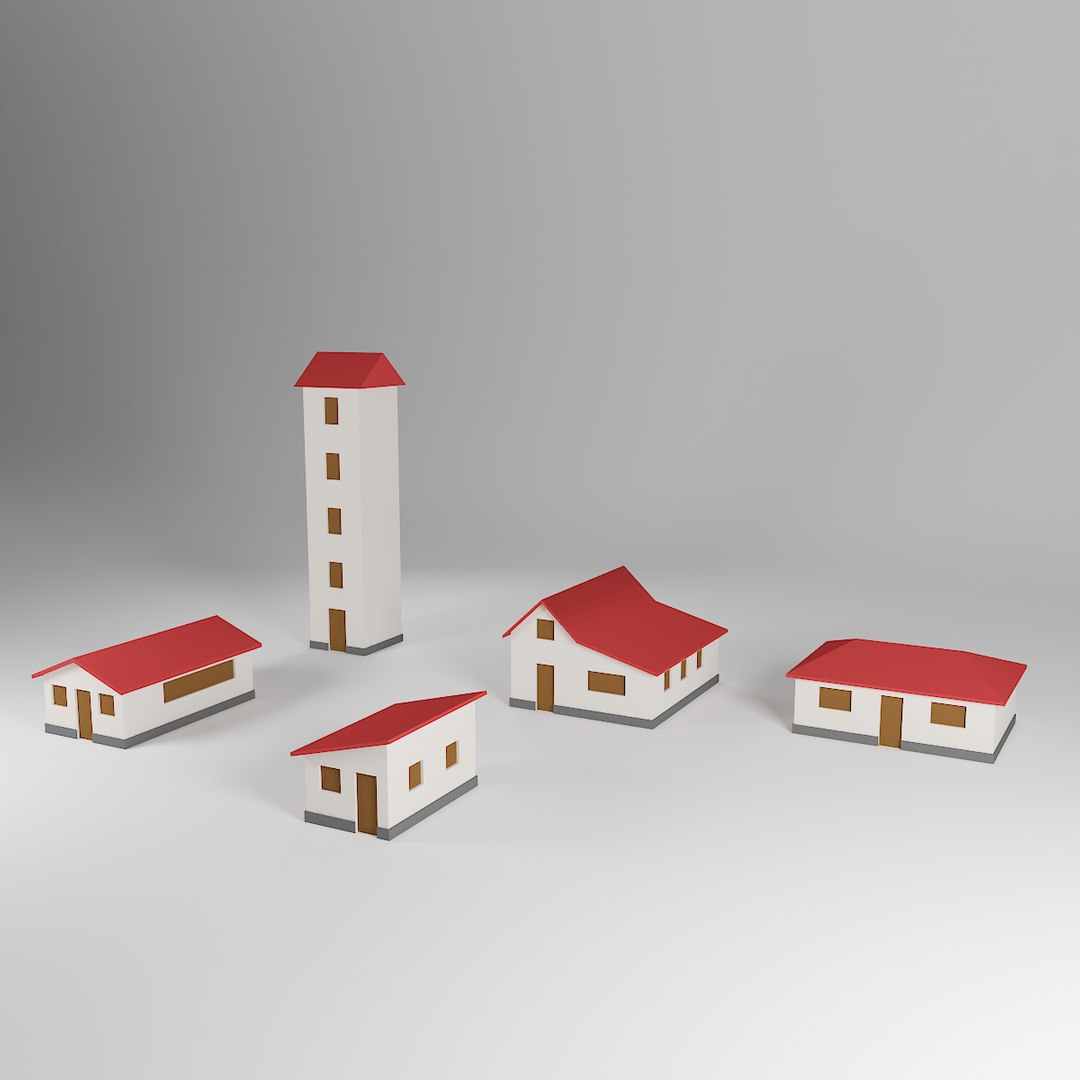 LOW POLY HAUSE 3D - TurboSquid 1947112