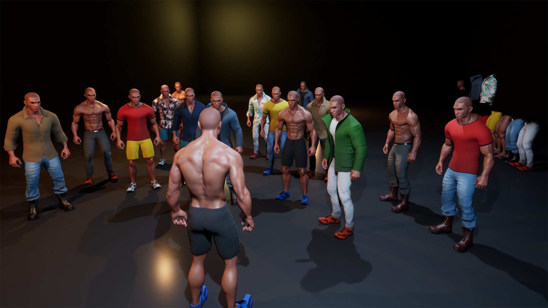 UE4 Advanced Modular Character Male Integrated To ALS System 3D Model ...